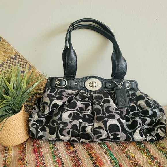 Coach | Bags | Coach Vintage Style Turnlock Shoulder Bag | Poshmark